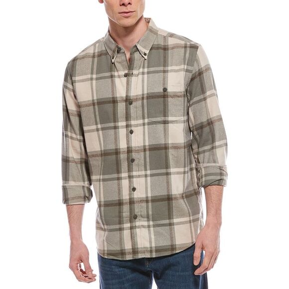 Weatherproof | Shirts | Weatherproof Vintage Mens Flannel Shirt Tan ...